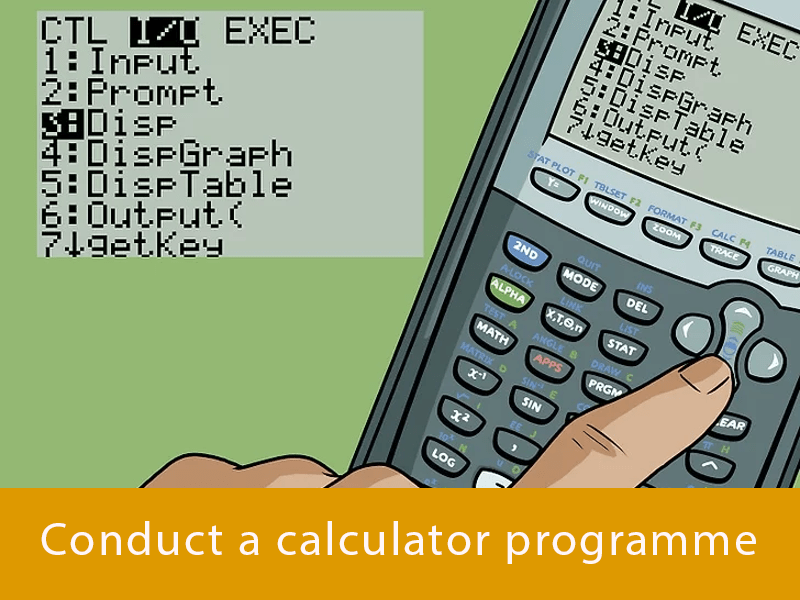 Conduct a calculator programme-min