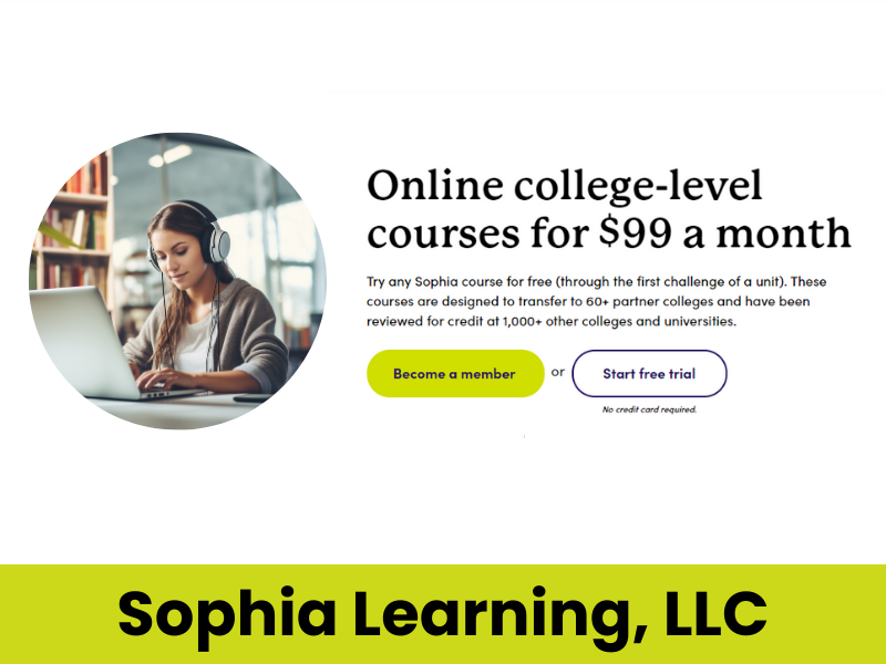 Sophia Learning: Your personalized path to earn academic credit