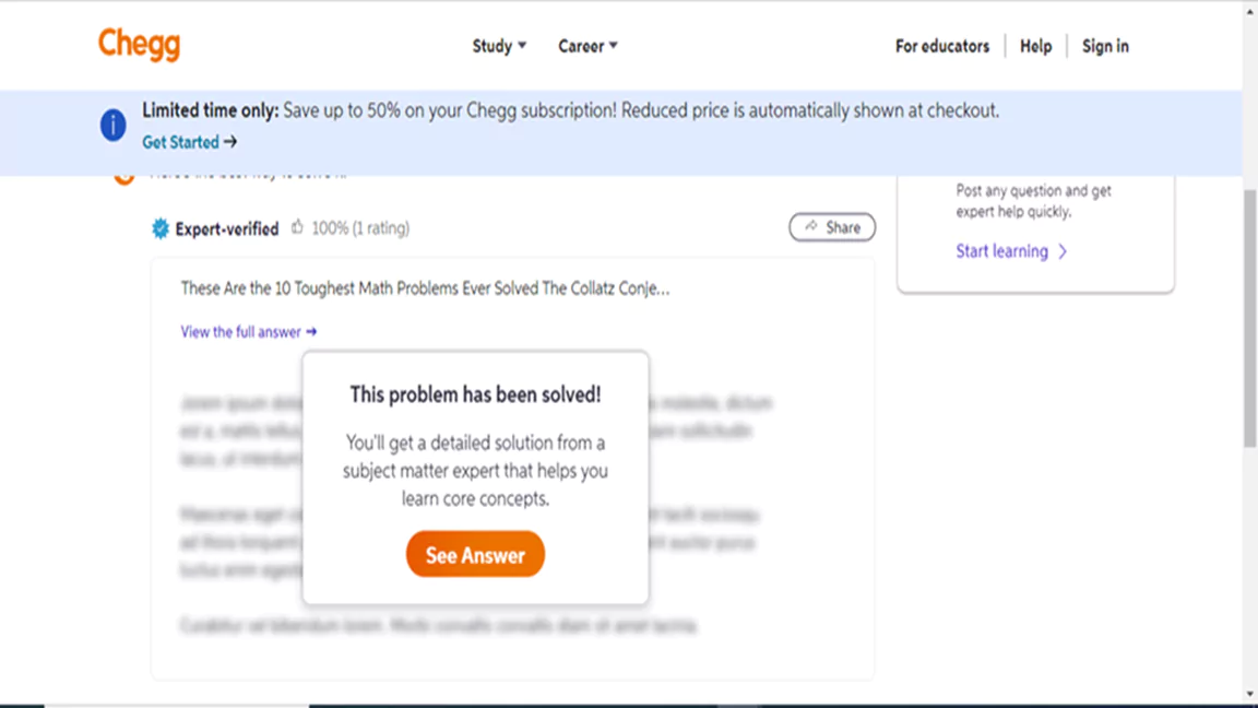 How To Get Chegg for Free in 2025?